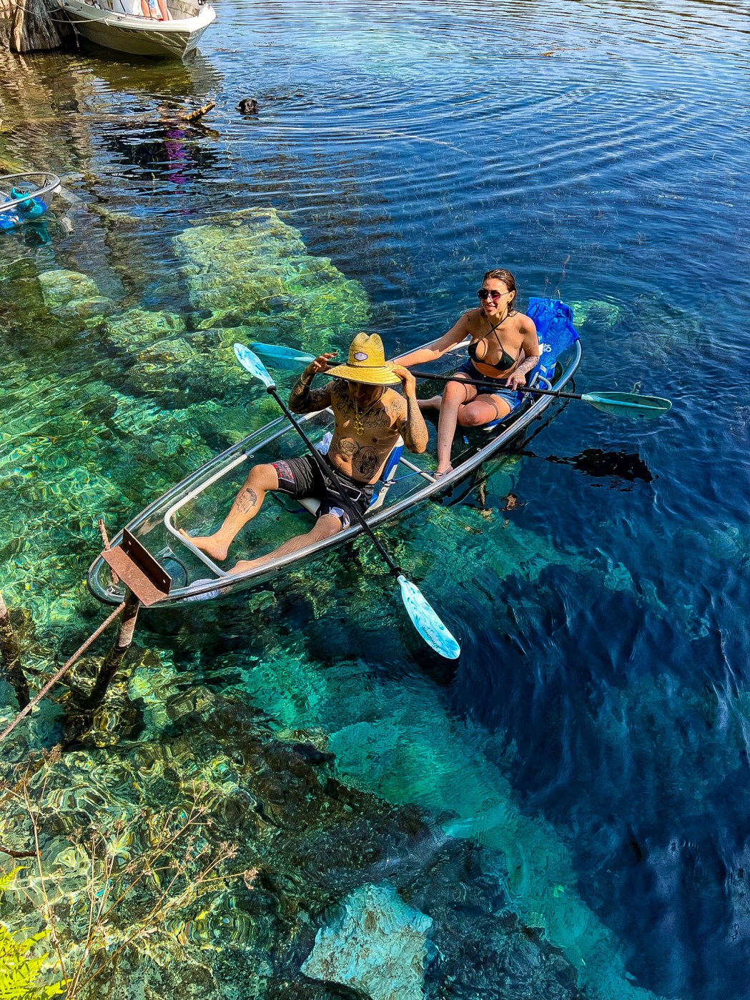 Why Clear Kayaking is the best way to experience a spring | Get Up and ...