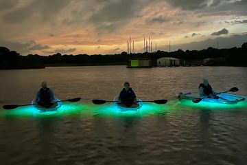 Grapevine Lake Sunset/Glow Clear Kayak Tour | Get Up And Go Kayaking