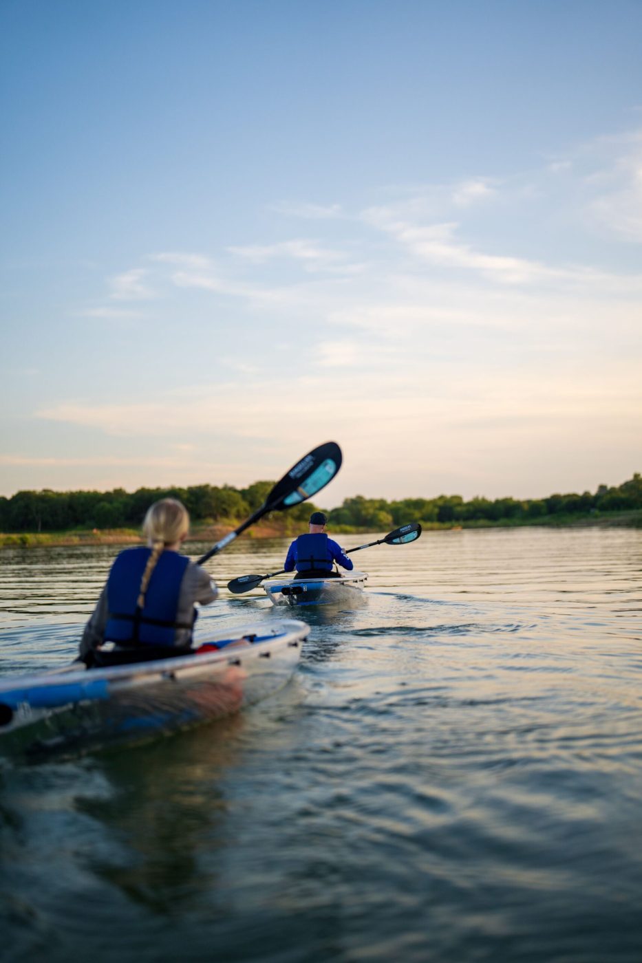 Grapevine, TX Guided Clear Kayak Tours | Get Up and Go Kayaking