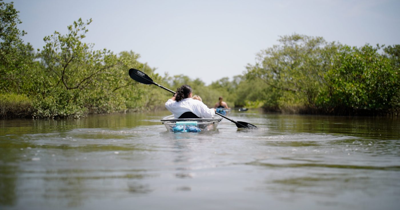 New Smyrna Beach, FL Clear Kayak Tours | Get Up and Go Kayaking